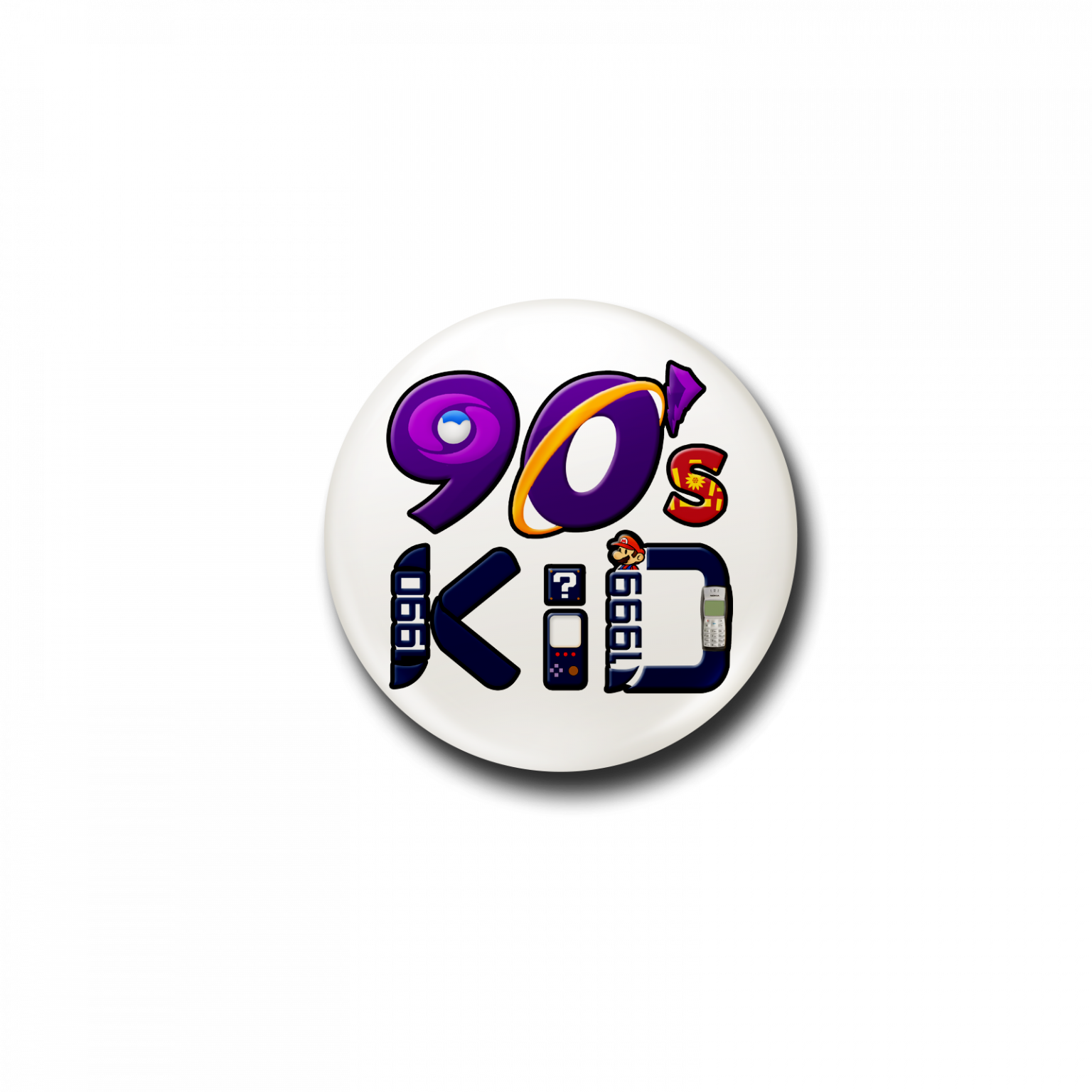 90s Kid Badge - Happy dude